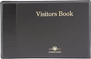 Concord 85710/CD14 Visitors Book Binder with 50 Sheets 2000 Entries ...