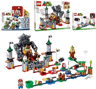 LEGO Super Mario Long Track Bundle with 71360 Starter Course and 2 ...