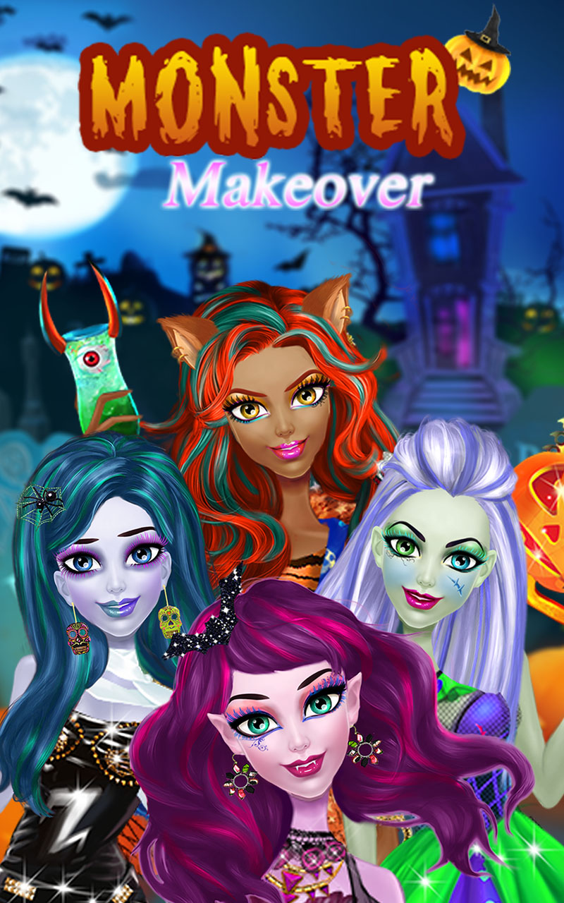 Beauty Salon! - Monster Girls Makeover: Amazon.co.uk: Appstore for Android