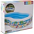 Intex 56490NP Swim Centre Paradise Seaside Pool - white/blue : Amazon ...