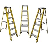 LADDERMAN 5Step Platform Type FRP Self Supported Foldable Electrical ...