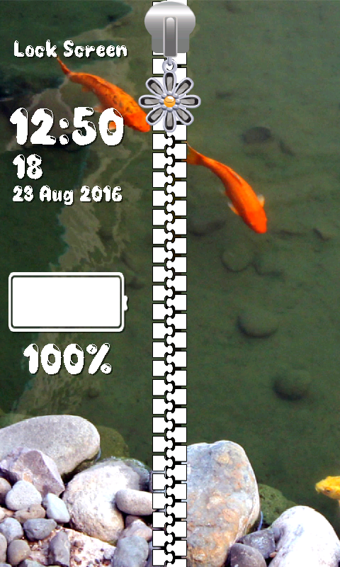 Zipper Lock Screen - Koi Fish: Amazon.co.uk: Appstore for Android