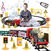 Mini Tudou Trenino Elettrico per Bambini,Natale Telecomando Treno con ...