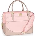 MATEIN Pink Laptop Bag for Women, Handbag with Laptop Compartment 15.6 ...