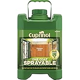 Cuprinol One Coat Sprayable Fence Treatment Silver Copse 5 Litre, 5L ...