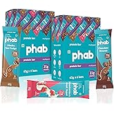 Phab Strawberries & Greek Yogurt Protein Bars with 21g Protein,No Added ...