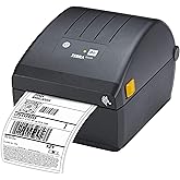 Zebra ZD220 / ZD220d Direct Thermal USB Barcode Laber Printer - Black ...