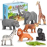 Learning Minds Set of 8 Jumbo Farm Animal Figures - Farm Animals For 1 ...