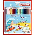 Colouring Pencil - STABILOaquacolor - Wallet of 24 - Assorted Colours ...