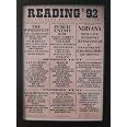 Assorted Reading Festival 1992 line-up - Nirvana - Public Enemy - The ...