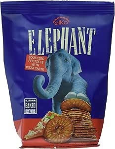 Alka Elephant Pretzels Pizza, 70 g (Pack of 20): Amazon.co.uk: Grocery