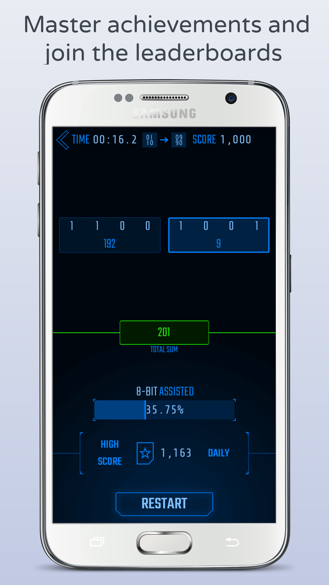Binary Challenge ™ Binary Game : Amazon.co.uk: Apps & Games