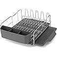 Polder 4-Piece Advantage Dish Rack System, Stainless Steel, Grey ...