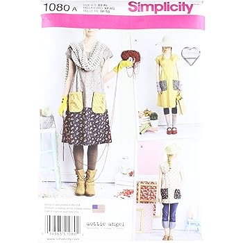 Simplicity Pattern 8230 Misses' Dottie Angel Reversible Apron Dress and ...