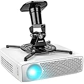 Duronic PB05XB Support pour Vidéoprojecteur Plafond Rotatif 360° Inclinable 30° et Pivotable 20 ...