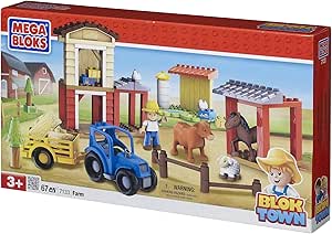 Mega Bloks Blok Town Buildable Farm: Amazon.co.uk: Toys & Games