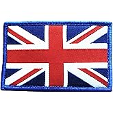 GB UNION JACK PATCH Separate hook and loop fasten backed UBAC army ...
