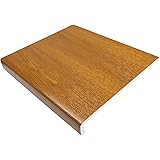 150mm Rosewood UPVC Window Board/Cill Cover 1.25m Long 9mm Thick ...