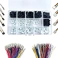 XUGERIP JST GH 1.25MM to Dupont 2.54MM Connectors Kit with Pre-Crimped Cables, Male Housing ...