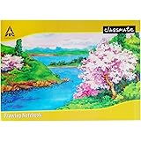 CLASSMATE GSM A4 Size Drawing Book with 40 Pages - Pack of 5 : Amazon ...