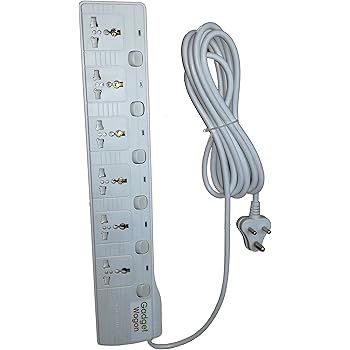 MX Surge Protector Spike Guard with 6 Universal Sockets: Amazon.in ...