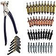 AB Tools Cleco Temporary Fasteners Rivets Pins (40) Pliers And 5 Sheet ...