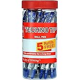 Cello Pinpoint Blue Lightweight Grip Ball Pens, Set of 10 | Best for ...