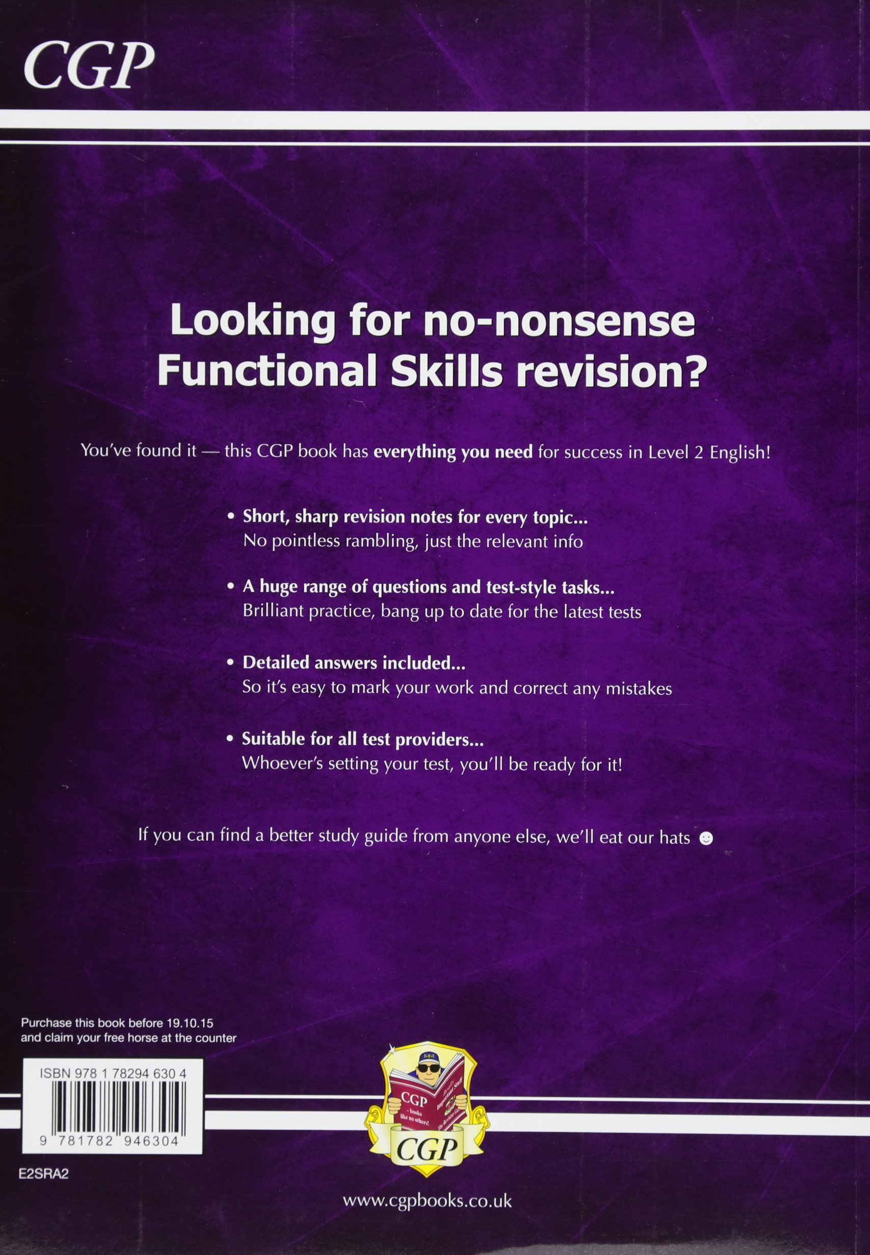 Functional Skills English Level 2 Study Test Practice CGP
