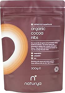 Naturya Organic Cacao Nibs, 300g: Amazon.co.uk: Health & Personal Care