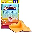 Spontex Microfibre Cloths for Cleaning | 8 Microfibre Collection ...
