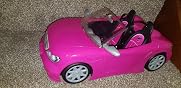 Barbie-con Auto Cabrio, Playset con Bambola e Macchina Rosa, FPR57 ...