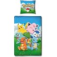 Pokemon Bettwäsche 135x200 80x80 Kissenbezug Pokeball [Wendemotiv-2 ...