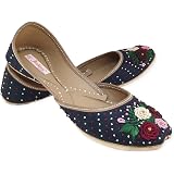 Fulkari Women's Amaryllis Beige Gold Genuine Soft Leather Juttis | Bite ...