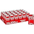 Coca-Cola Original Taste, Pack of 24 Cans x330ml, Crisp Coke Soft ...