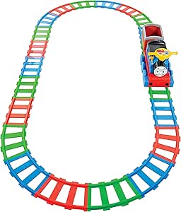 Thomas & Friends Battery Operated Train and 22 piece Track Set: Amazon ...