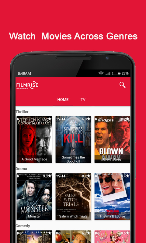 FilmRise - Free Movies and TV Shows: Amazon.fr: Appstore pour Android