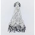 CRAFTWAFT Multipurpose White File Tags, Cotton File Thread 10 inch Long ...