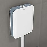 LUXART White Dual Flush Tank 8 LTR Water Capacity Polypropylene Tank ...