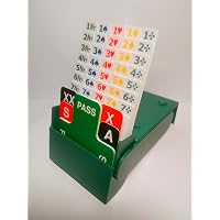 SuperBridgeBox - Bridge Boxes for Bidding (Red), set of 4 with 100% ...