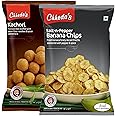 Chheda's - Salt N Pepper Banana Chips (350 Gm) and Dry Kachori (350 Gm ...