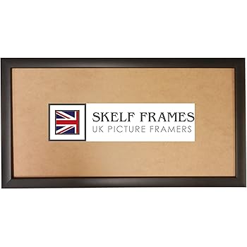 24x12 PANORAMIC WOOD PICTURE PHOTO POSTER FRAME (Phoenix Black): Amazon ...