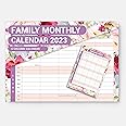 2023 A3 Wall Calendar 5 Columns Family Monthly Planner Staff Rota ...