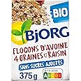 BJORG - Flocons d'Avoine Bio 4 Graines et Raisin - Céréales Complètes ...