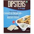 Snackible Dipsters Chocolatey Dip with Biscuit Sticks (Pack of 12 ...