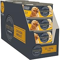 Encore 100% Natural Wet Dog Food Tin, Chicken Breast with Rice Tin 156g ...