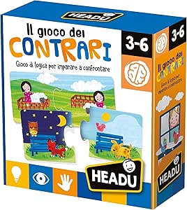 Headu-Il Gioco dei Contrari Educativo, Multicolore, IT20584 : Amazon.it ...