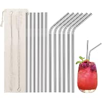 Kynup Metal Reusable Drinking Straw, 4 Pack Portable Collapsible Straws ...