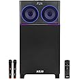AKAI UltraBoom-100 Bluetooth Party Speaker 100 Watts|High Bass Sound|Wireless Mic Karaoke System ...