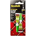 Scotch Super Glue Gel 0.7 oz (2gr.) per Tube Clear color, 2 tubes/pack ...