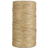 tenn well 3Ply Jute Garden Twine, 500 Feet Natural Brown Twine String ...